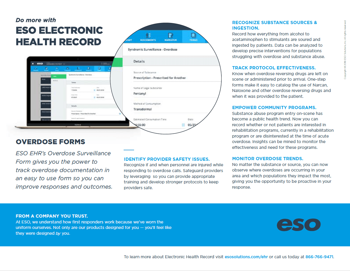 Feature Highlight: ESO EHR Overdose Forms - ESO