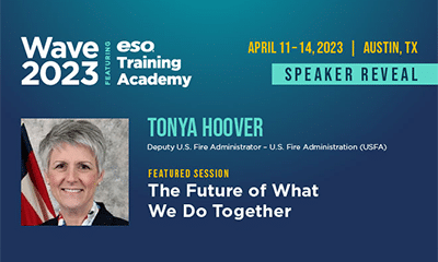 ESO Announces Fire Service Visionary to Keynote Wave 2023 - ESO