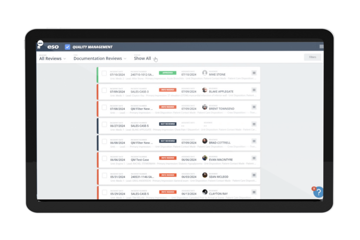 ESO Electronic Health Record (EHR) - ESO
