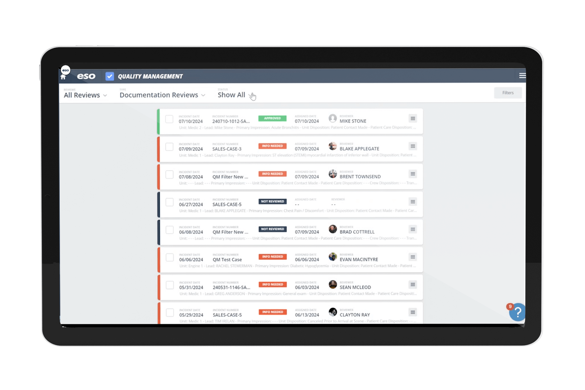 ESO Electronic Health Record (EHR) - ESO